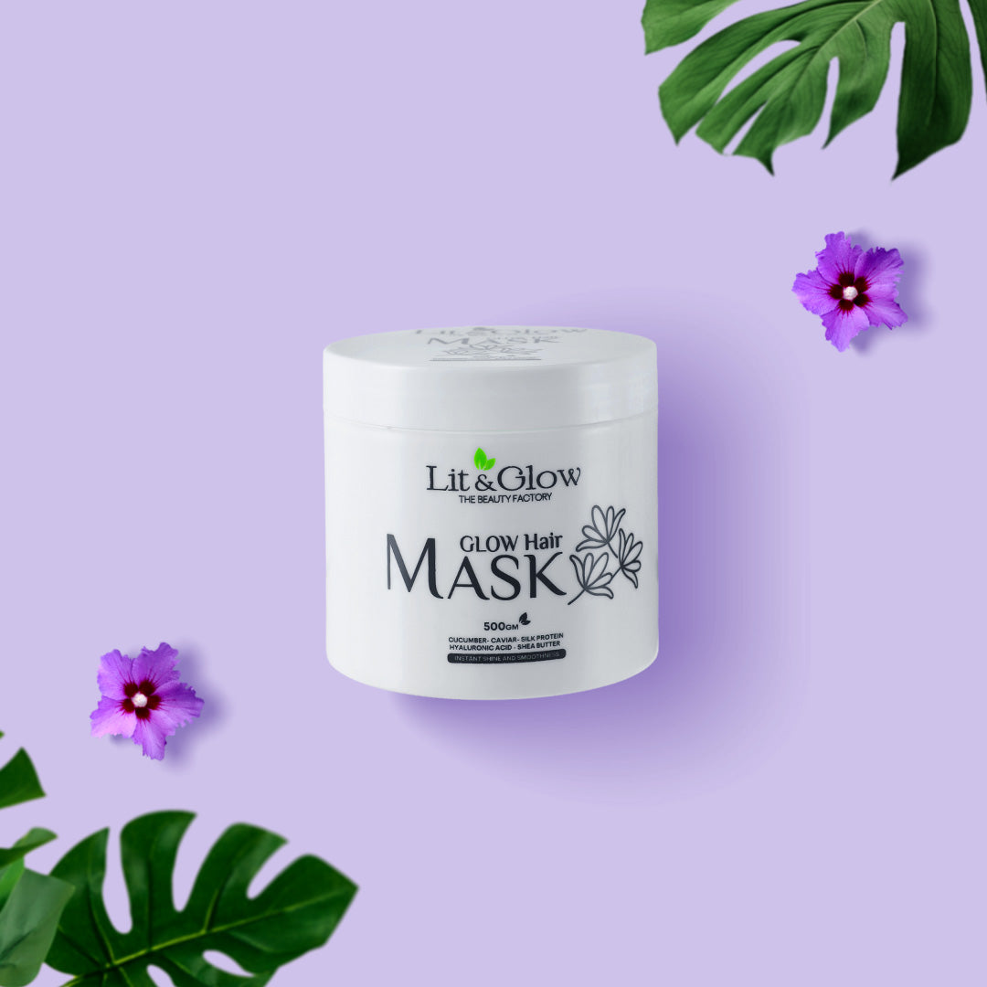 Glow Hair Mask - 500 Grams – litandglow